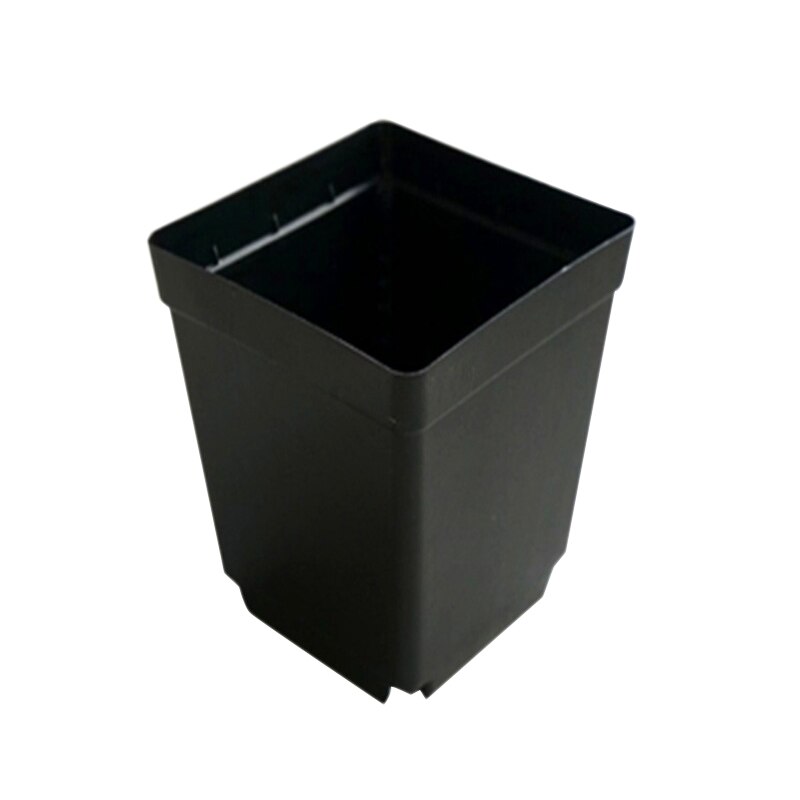 100PCS Plant Disposable Flower Pot Small Black Squ... – Vicedeal