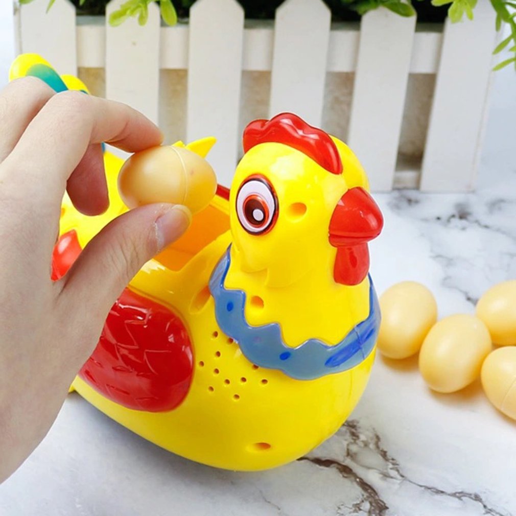 Laying Eggs Chicken Battery Operated Toys Figure A... – Vicedeal