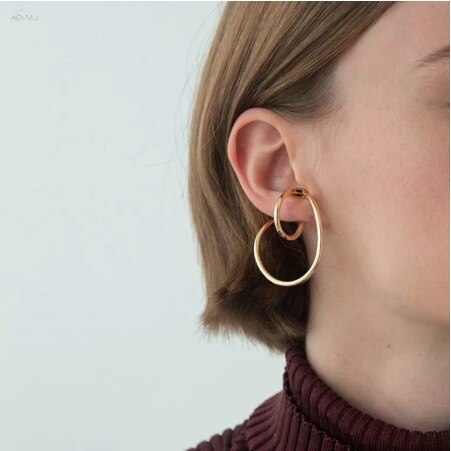 Hooping Ear Cuff Irregular Curve Clip Cartilage Lo... – Grandado