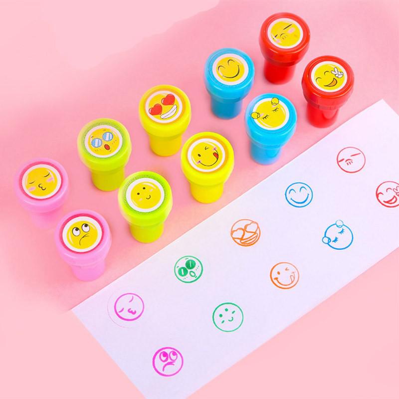 10pcs/Set Children Toy Stamps Cartoon Animals Frui... – Grandado