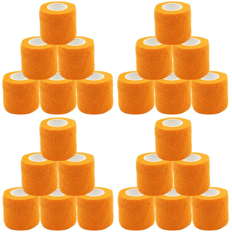 24 Rolls Self Adherent Wrap Bandages 2 Inches X 5 ... – Grandado