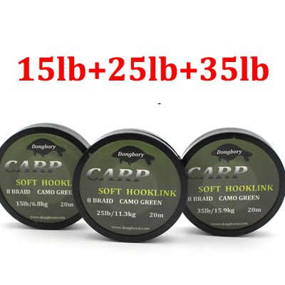 3PCS Braided Fishing Line Carp Fishing 8 Stand Bra... – Vicedeal