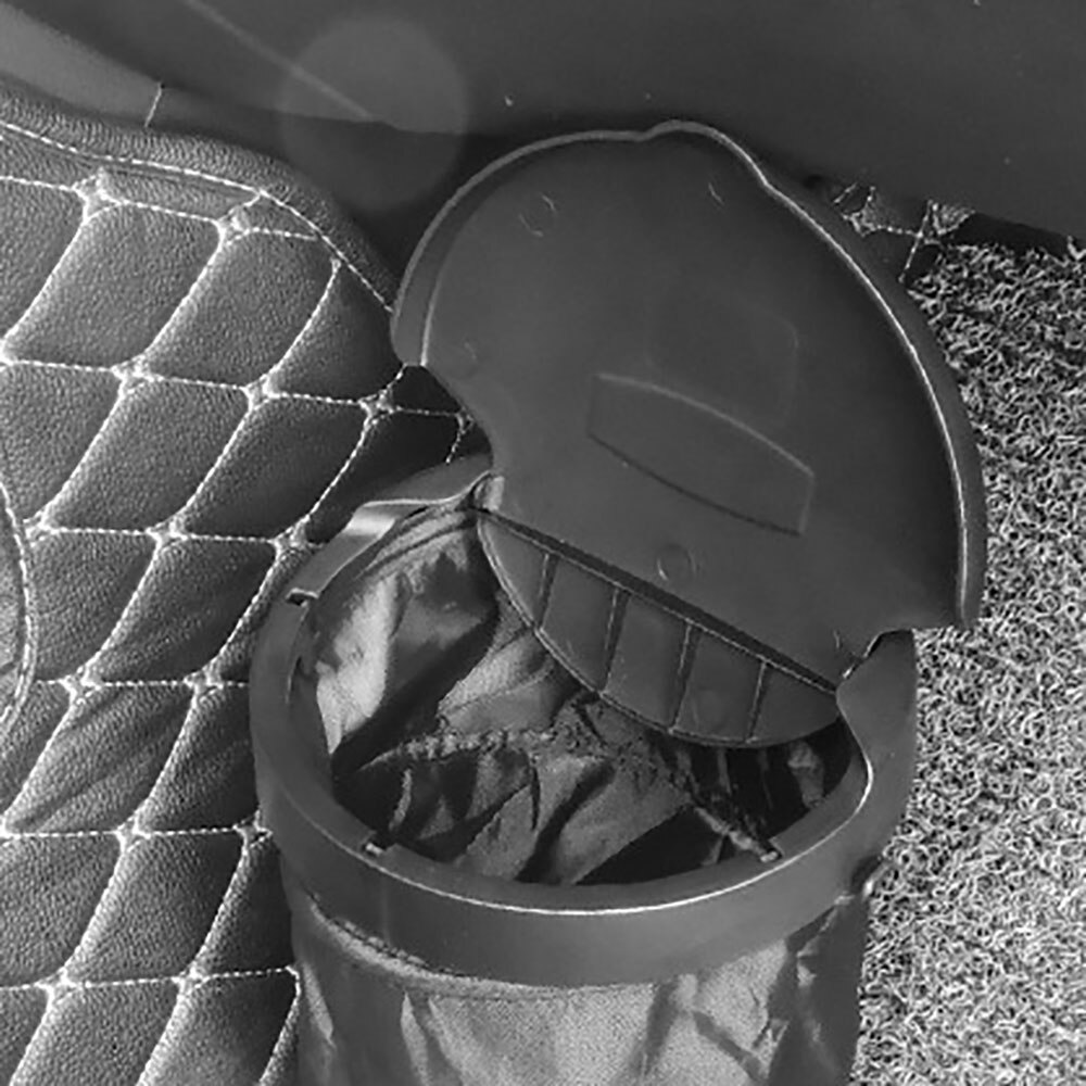 Portable Car Trash Bin Can Folding Garbage Dustbin... – Grandado