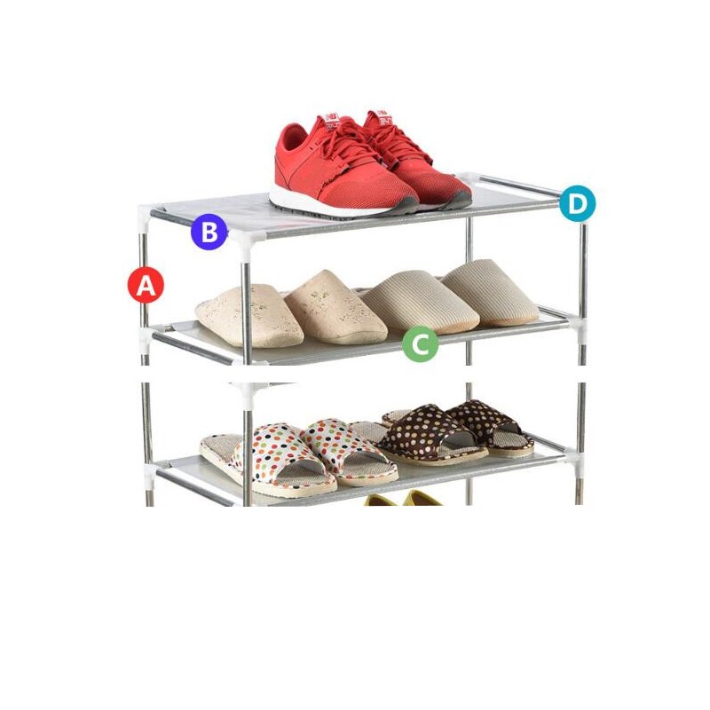 stainless steel multi-functional storage shelf bed... – Grandado