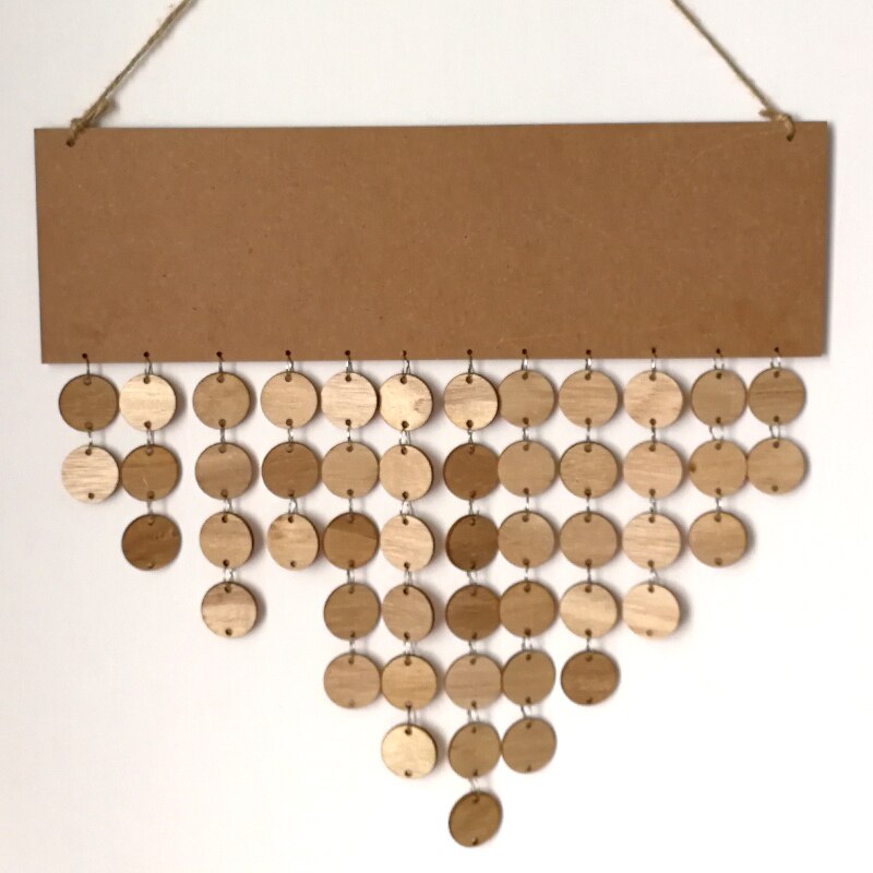 Letrero de madera con calendario de recordatorios ... – Grandado