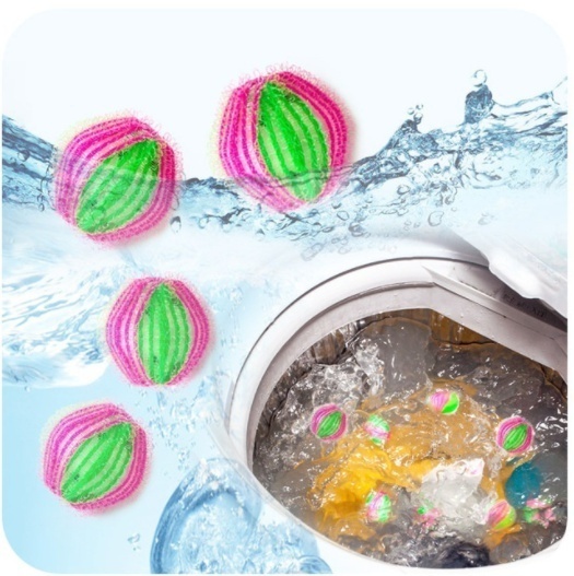4Pcs Magic Clothes Hair Removal Laundry Ball Cloth... – Grandado