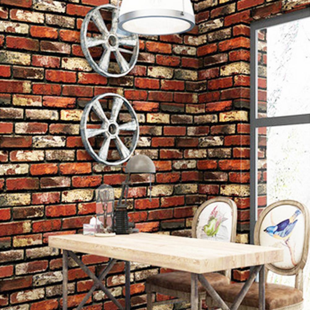 3d Stereo Sa1015 Simulation Stone Brick Wallpaper Grandado