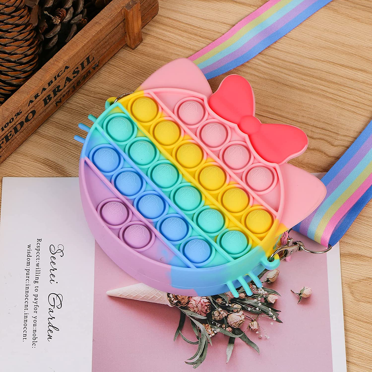 zimfanqi Popits Cat Bag Pop Fidget Toys Simple Dim... – Vicedeal