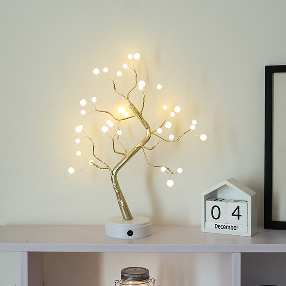 Diy Creatieve Koperdraad Boom Licht 108 Usb Kleine... – Vicedeal