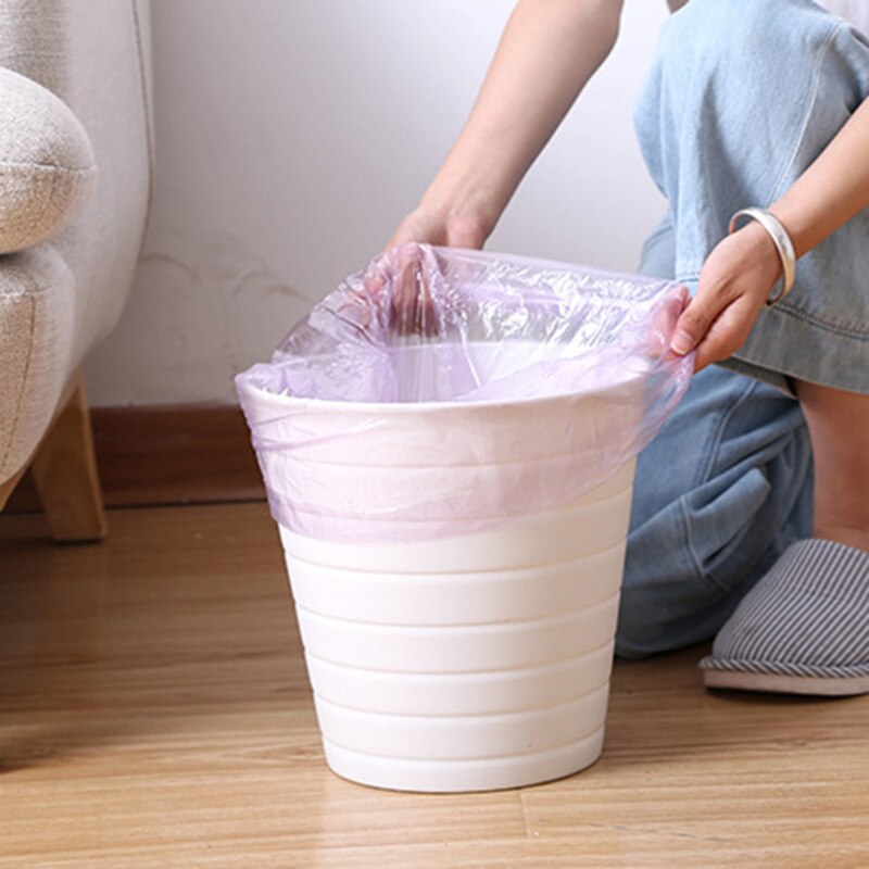 5 Rolls Of 100 Pack Portable household garbage bag... – Grandado