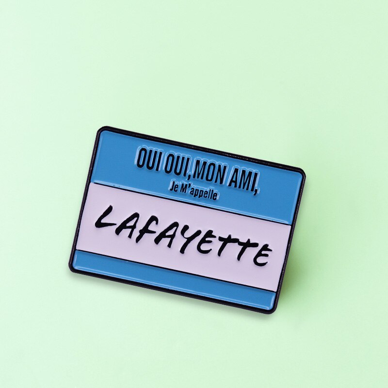 Lafayette Name Abzeichen Pin Inspiriert durch Broa... – Vicedeal