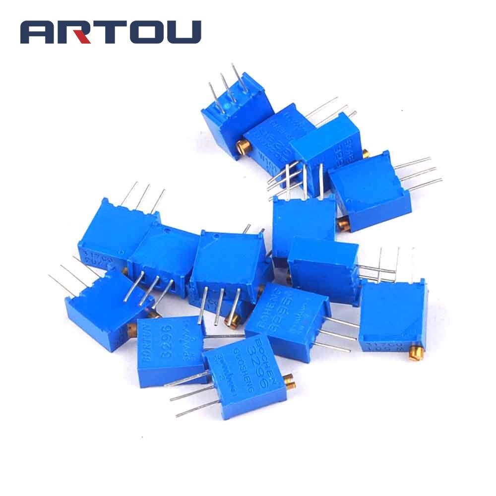 15PCS 3296 Adjustable Resistor Package 15 values o... – Grandado