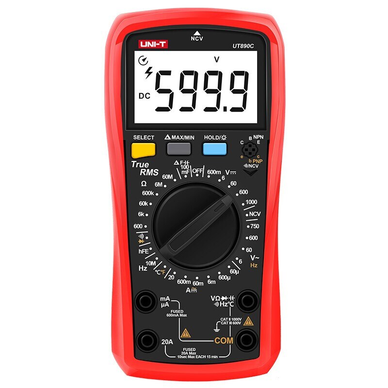 UNI-T UT890C/UT890D + Digitale Multimeter True Rms... – Grandado