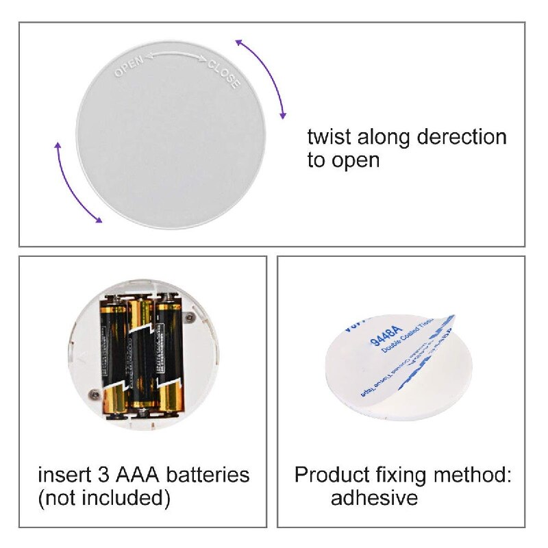 Wireless Dimmable LED Puck Lights with Remote Cont... – Grandado
