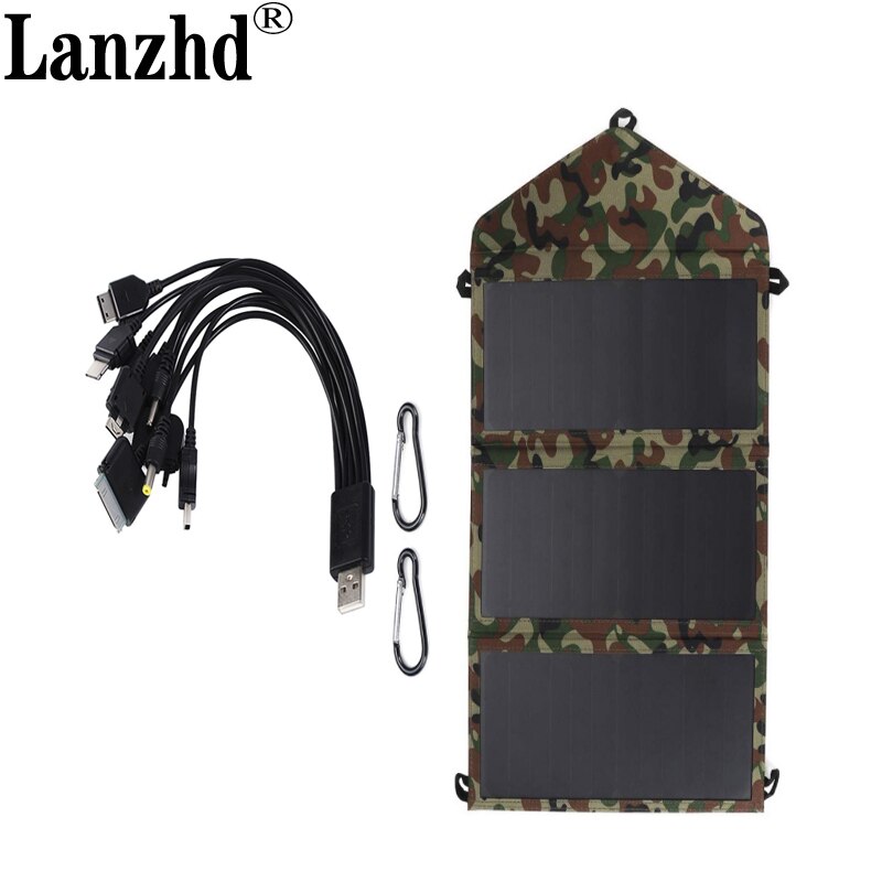 Folding 25W Solar Cells Charger 5V 1.5A USB Output... – Vicedeal