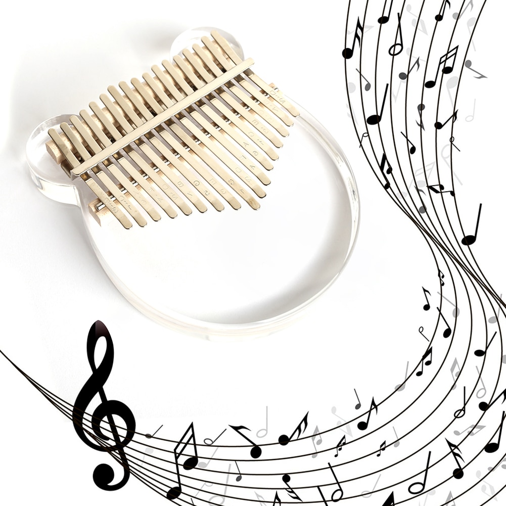 Afrikaanse Sanza Mbira Crystal Clear 8 Toetsen Kal... – Grandado