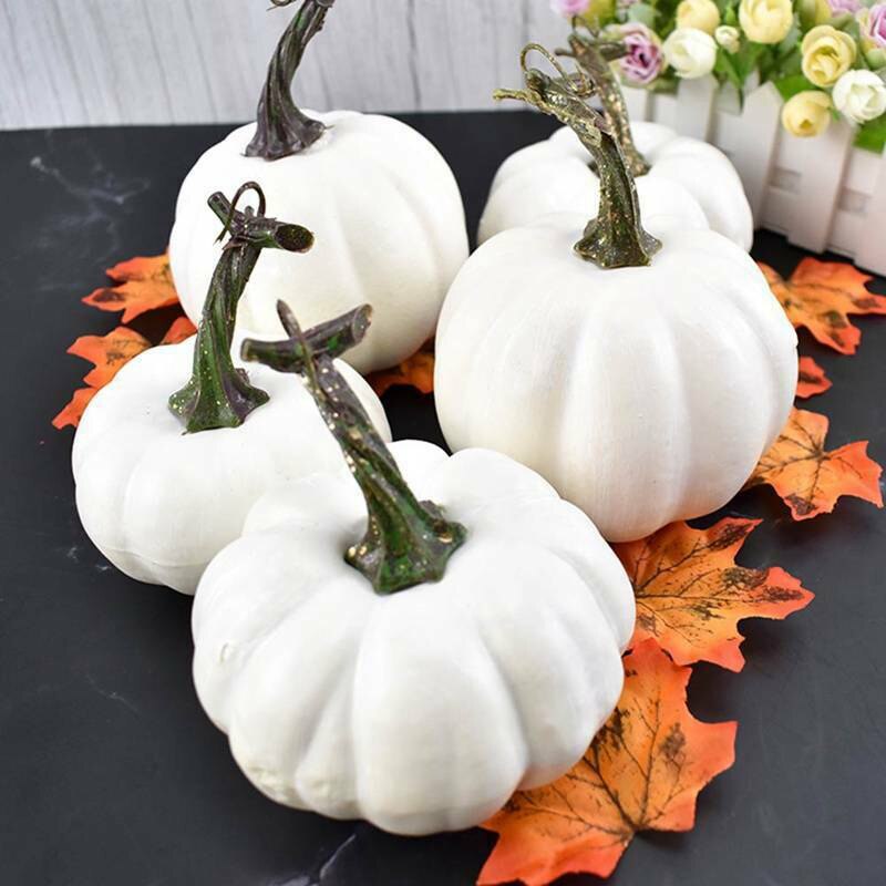12pcs/set Halloween Artificial Mini Foam Pumpkin S... – Vicedeal