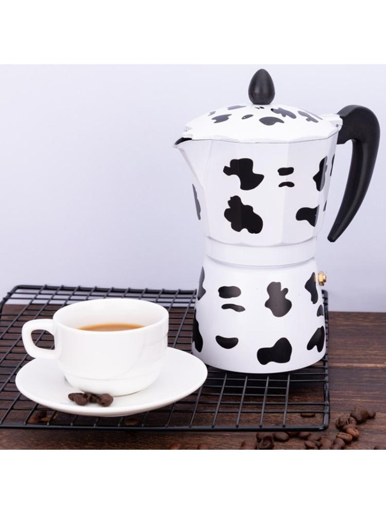 Cow Printed Coffee Maker Aluminum Alloy Moka Pot E... – Grandado