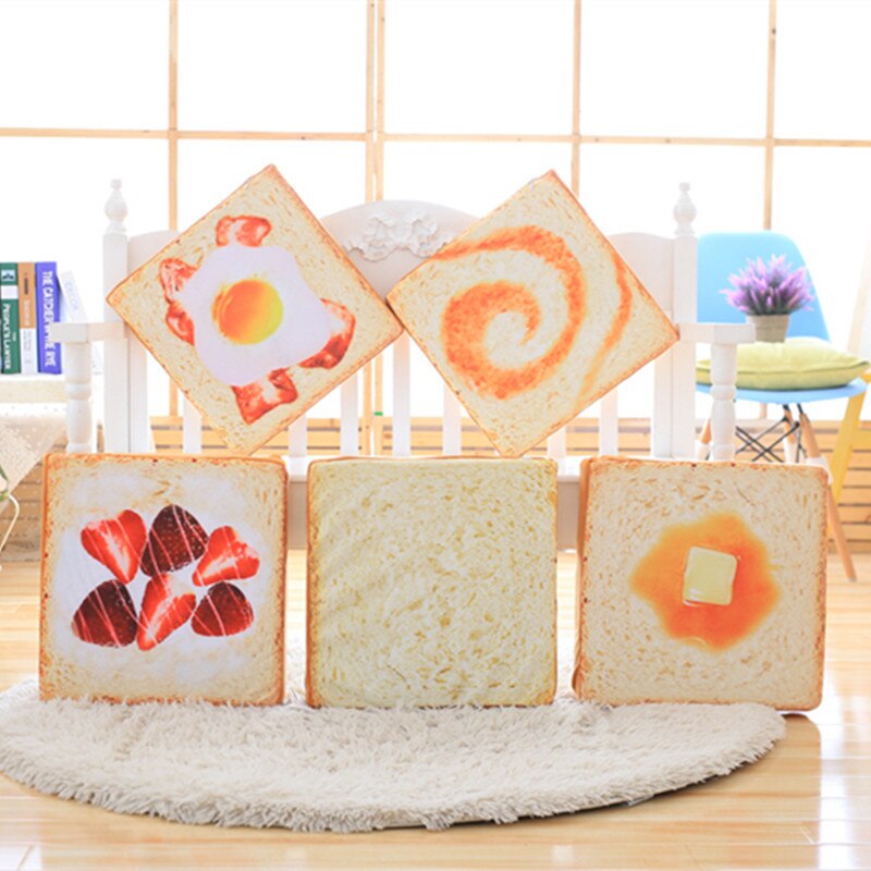 Simulation Toast Sliced Bread Plush Food Pillow Of... – Vicedeal