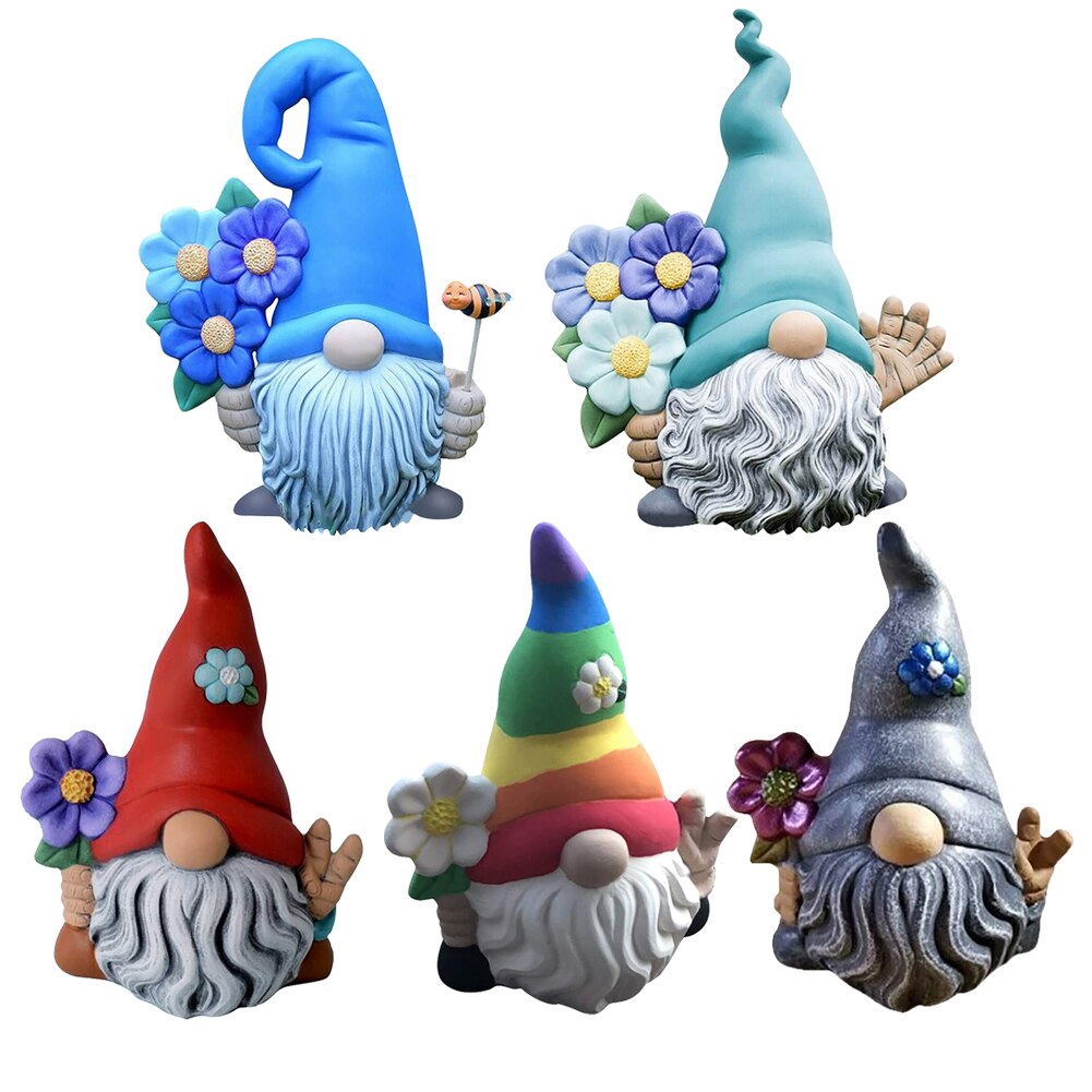 Cartoon Faceless Pop Tuin Gnomes Standbeeld Beeldj... – Grandado
