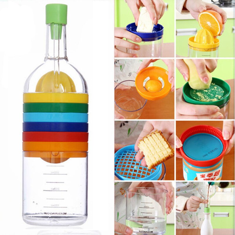 Multifunctionele 8 in 1 Fles Trechter Juicer Rasp ... – Grandado