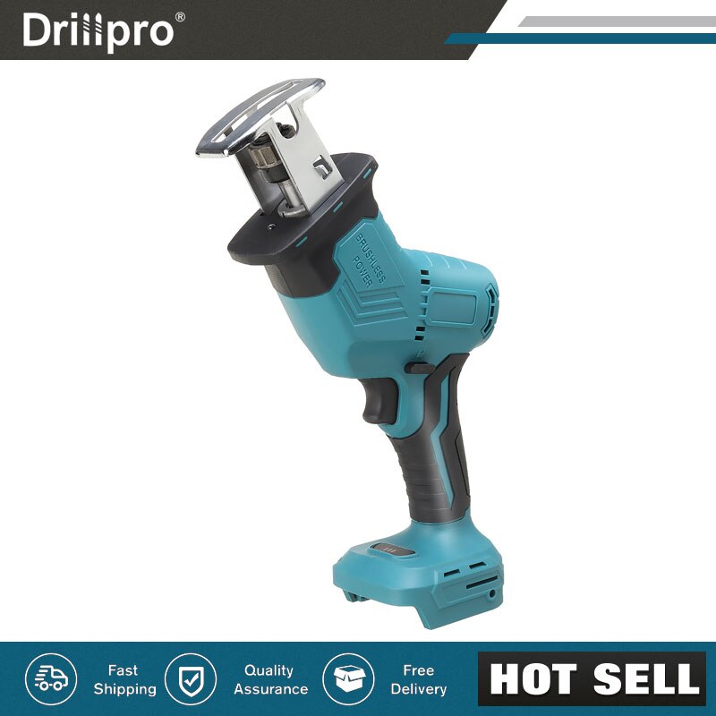 Drillpro 3000Rpm Borstelloze Accu Reciprozaag Elek... – Grandado