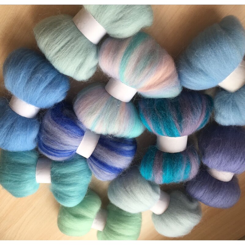 DIY Needle felt 66s wool felt poke fun soft feelin... – Vicedeal