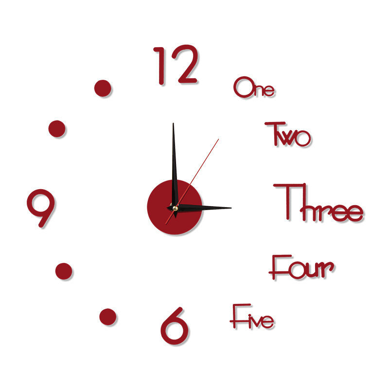 luminous wall clock living room clock art rotatabl... – Grandado