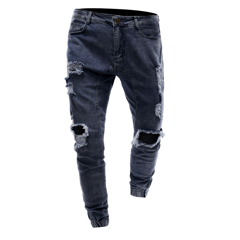 Europese Size Mannen Gescheurde Jeans – Vicedeal
