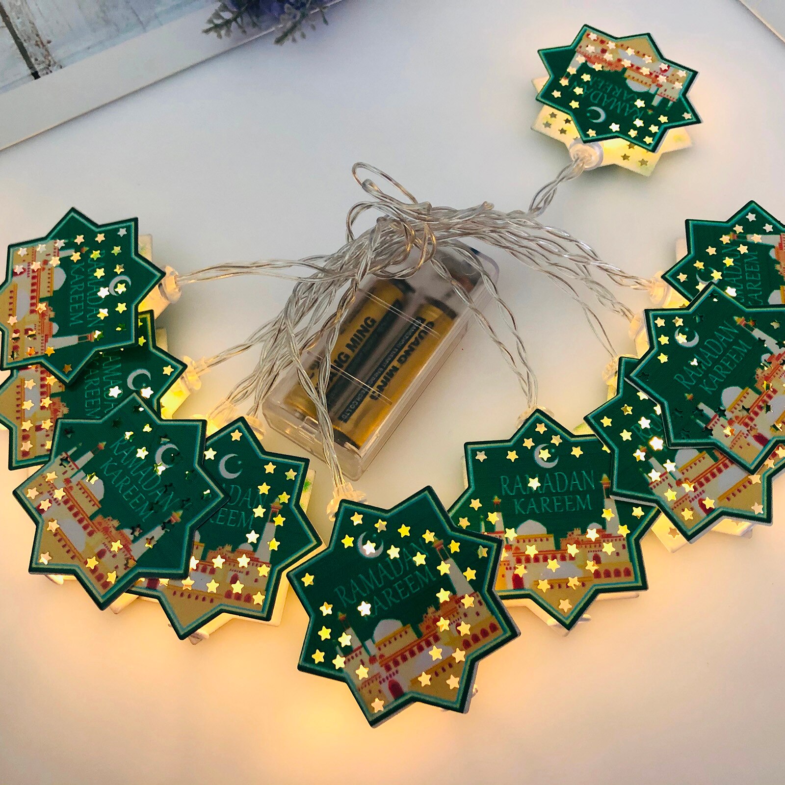 4# Led Light Palace Eid Mubarak Decor Ramadan Deco... – Vicedeal
