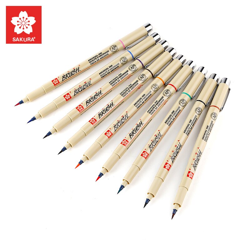 1 Piece Sakura Brush Pen Soft Calligraphy Brushpen... – Grandado