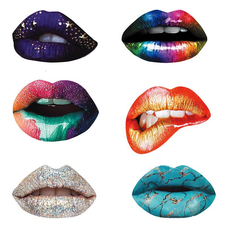 20pcs Funny Lips Gloss Mouth Photo Holding Props W... – Grandado