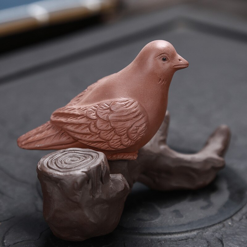 Nytårnyt 1 styk lilla ler fugl maskot te kæledyr t... – Grandado