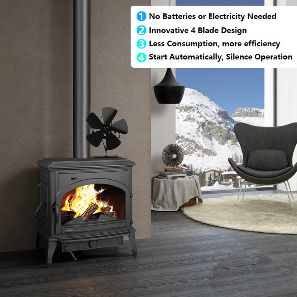 Stove Fan Sturdy Construction Heat Resistant Metal... – Grandado