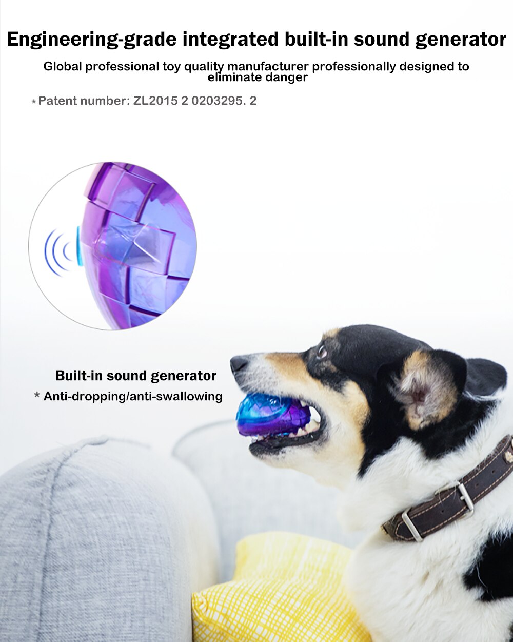 GIGWI Pet Toys G-Ball Series S/M/L Transparent Squ... – Grandado