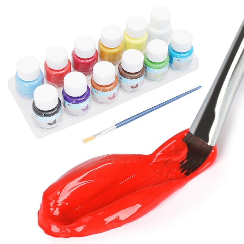 Acrylic Paint Set 12 Colors Art Supplies Paints fo... – Vicedeal