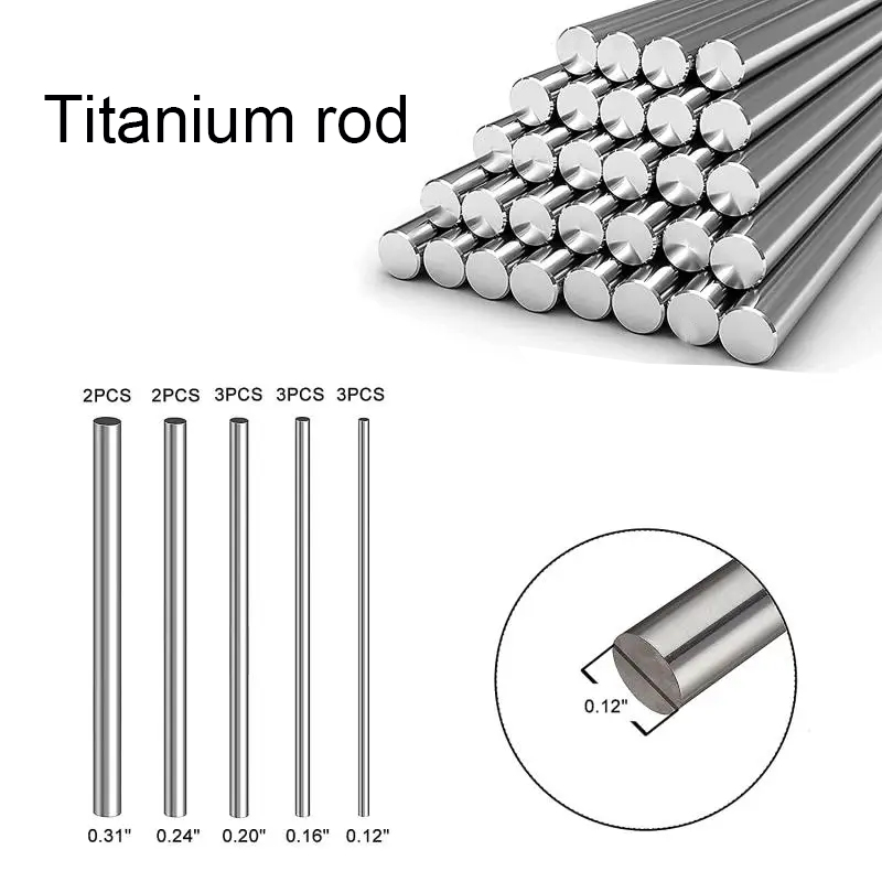 1 pcs Titanium Rod Diameter 3mm to 18mm Length 500... – Grandado