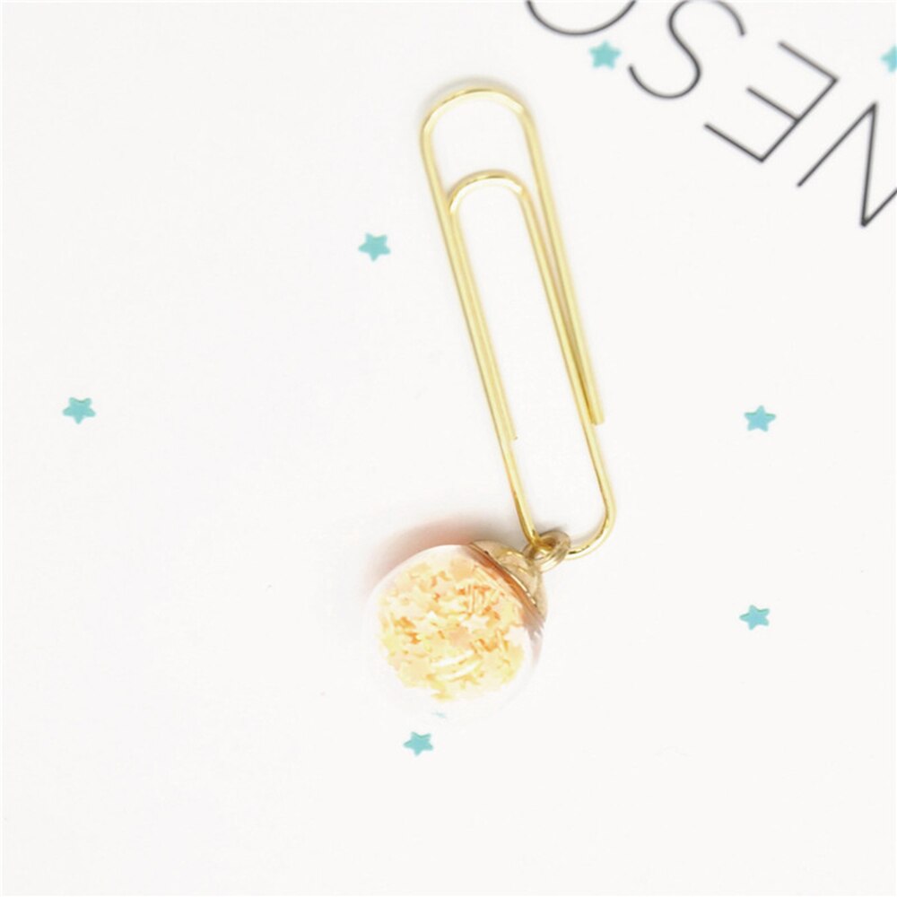 5Pcs Paperclip Bookmark Metal Office School Paper ... – Vicedeal