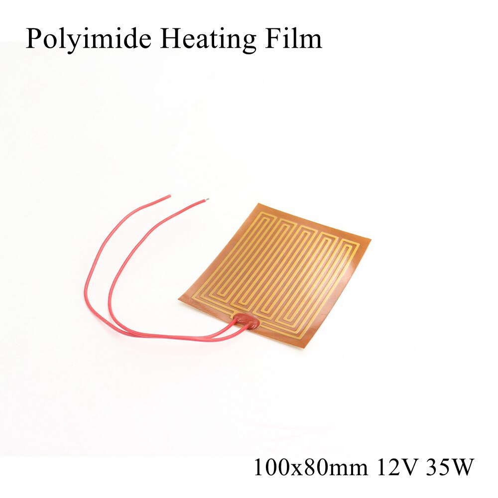 100x80mm 12V 35W PI Heating Film Plate Polyimide E... – Grandado