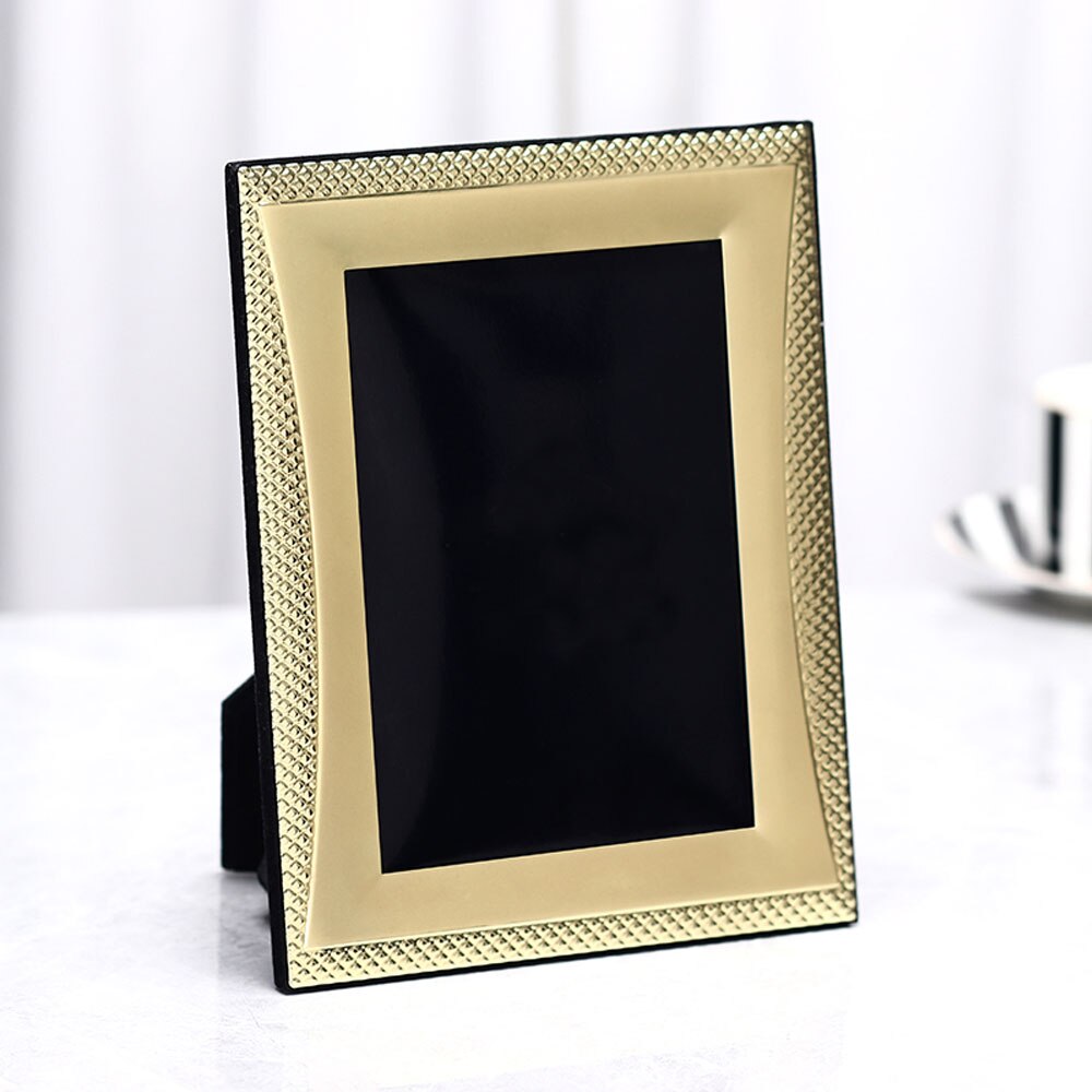 Luxury Golden Plated Metal Photo Frame Picture Dis... – Grandado