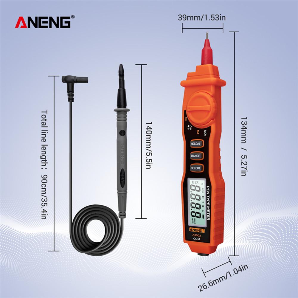 Indicador de voltaje A3002 multímetro Digital tipo... – Grandado
