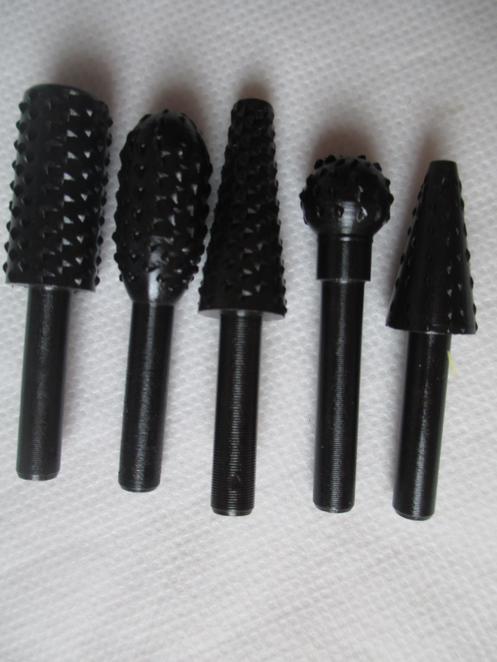5pcs Rotary Burr Set Wood Carving File Rasp Power ... – Grandado