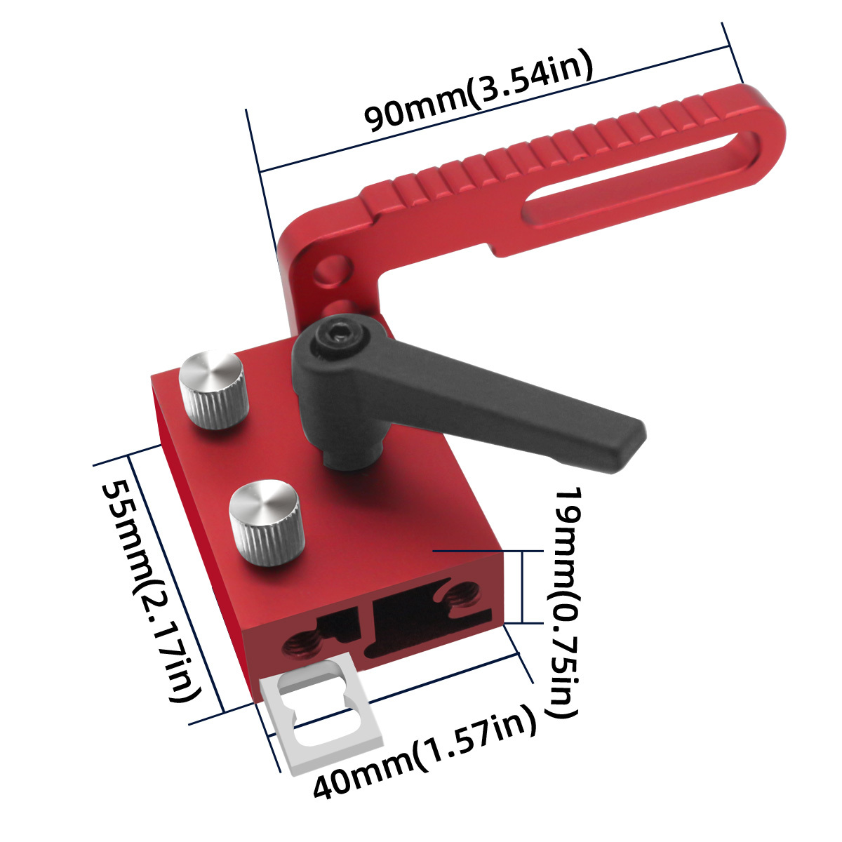 Miter Track Stop Alloy Steel T Slot Stop, Adjustab... – Grandado