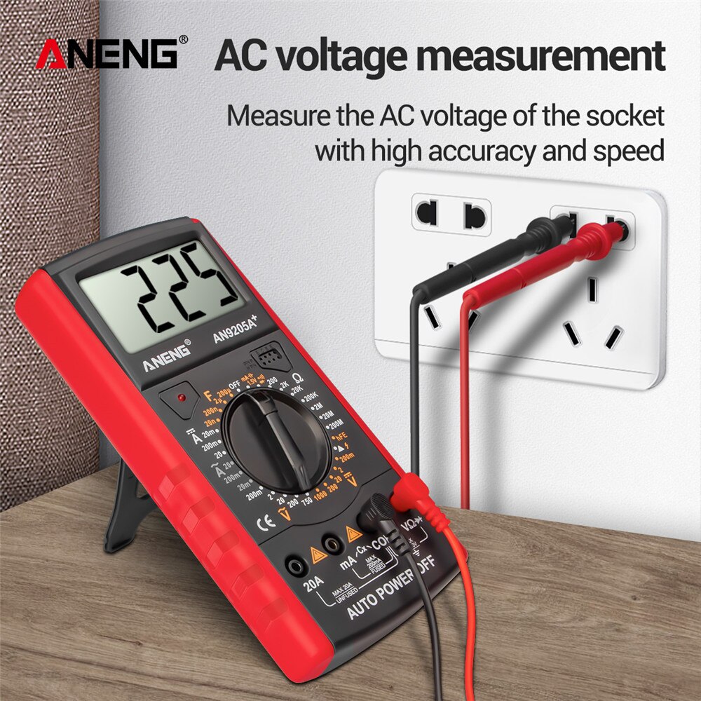 ANENG DT9205A+ Digital Multimeter 1999 Count Manua... – Grandado