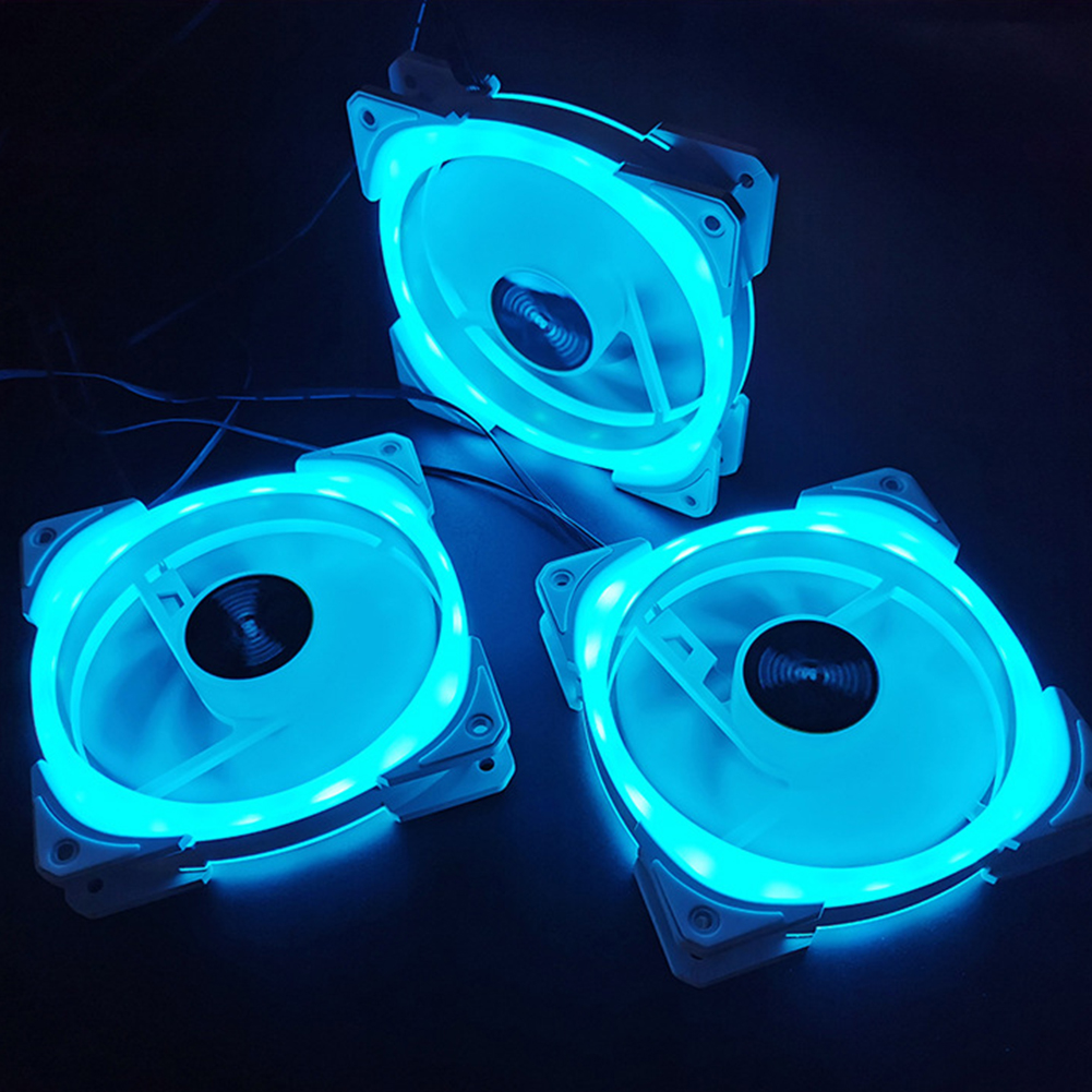 COOLMOON 12cm Cooling Fan 4Pin Silent PWM 5V 3Pin ... – Grandado