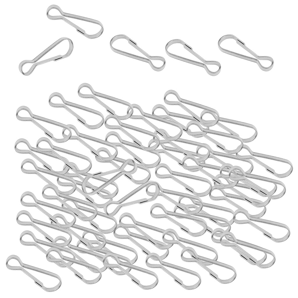 100pcs Stainless Steel Carabiners Spring Snap Clas... – Grandado