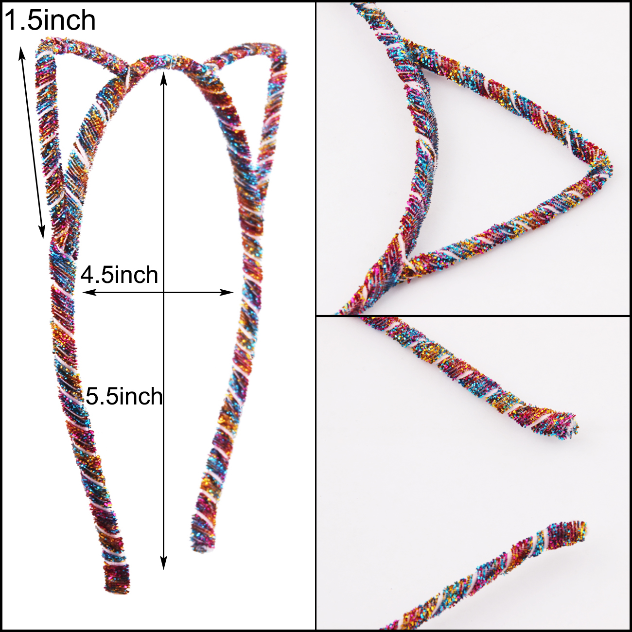 2022 Kat Oren Hoofdband Meisjes Pailletten Kat Ore... – Vicedeal