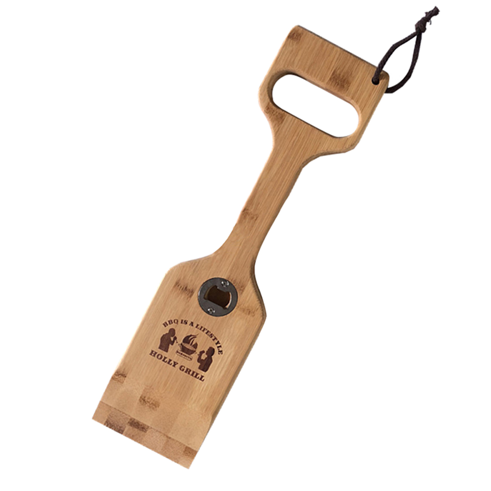 Wooden Scraper BBQ Grill Cleaner Beer Bottle Opene... – Grandado