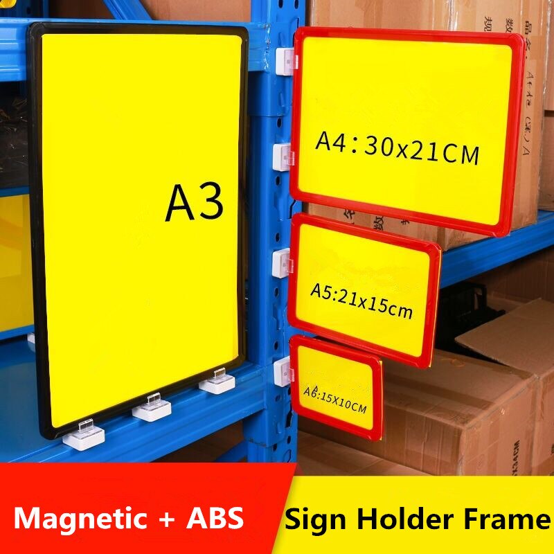 A6 Magnetic Warehouse Classification Label Sign Ho... – Grandado