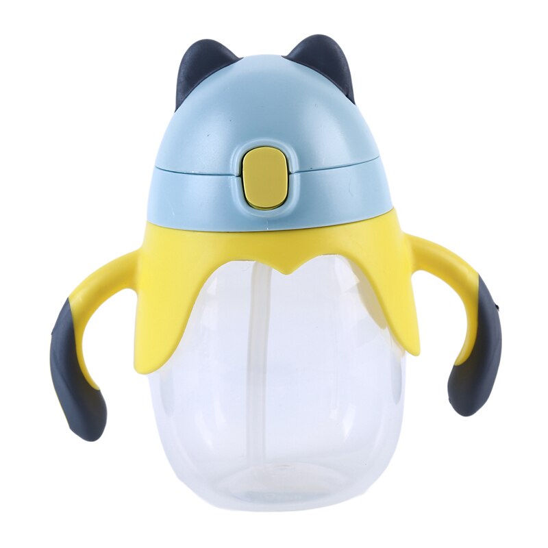 Cute Baby Feeding Cup 300ml with Straw Children Le... – Vicedeal